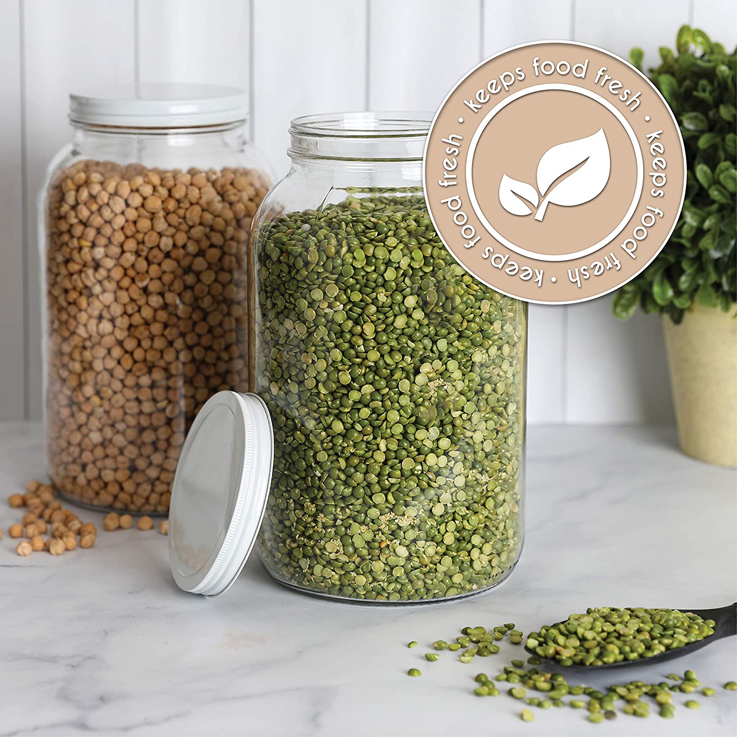 Gallon Mason Jars For Storing Dry Goods – Kitchentoolz