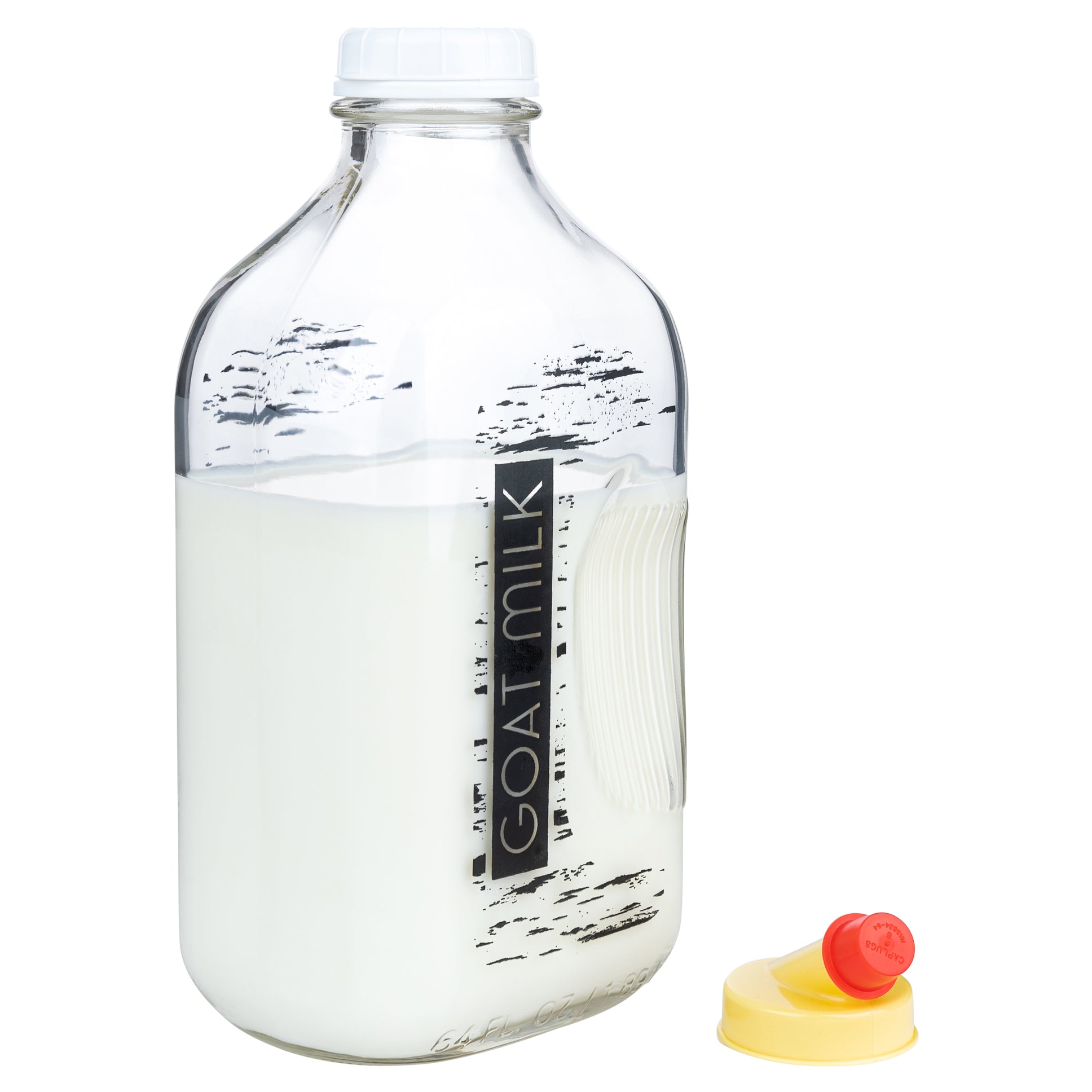 Signature Print 64oz Farmhouse Milk Bottle with Lid and Pour Spout - G ...