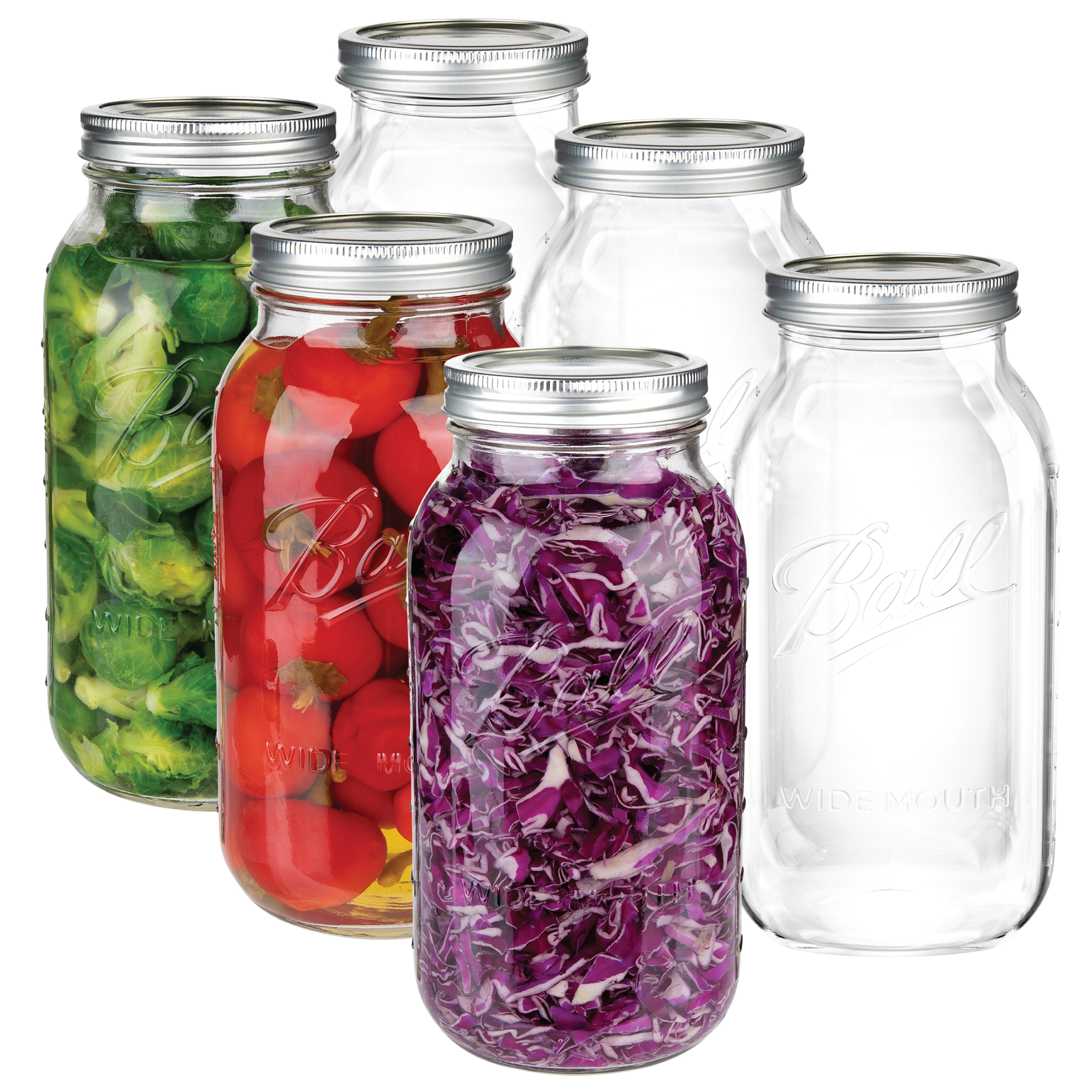 Ball Half Gallon Wide Mouth Mason Jars – Kitchentoolz